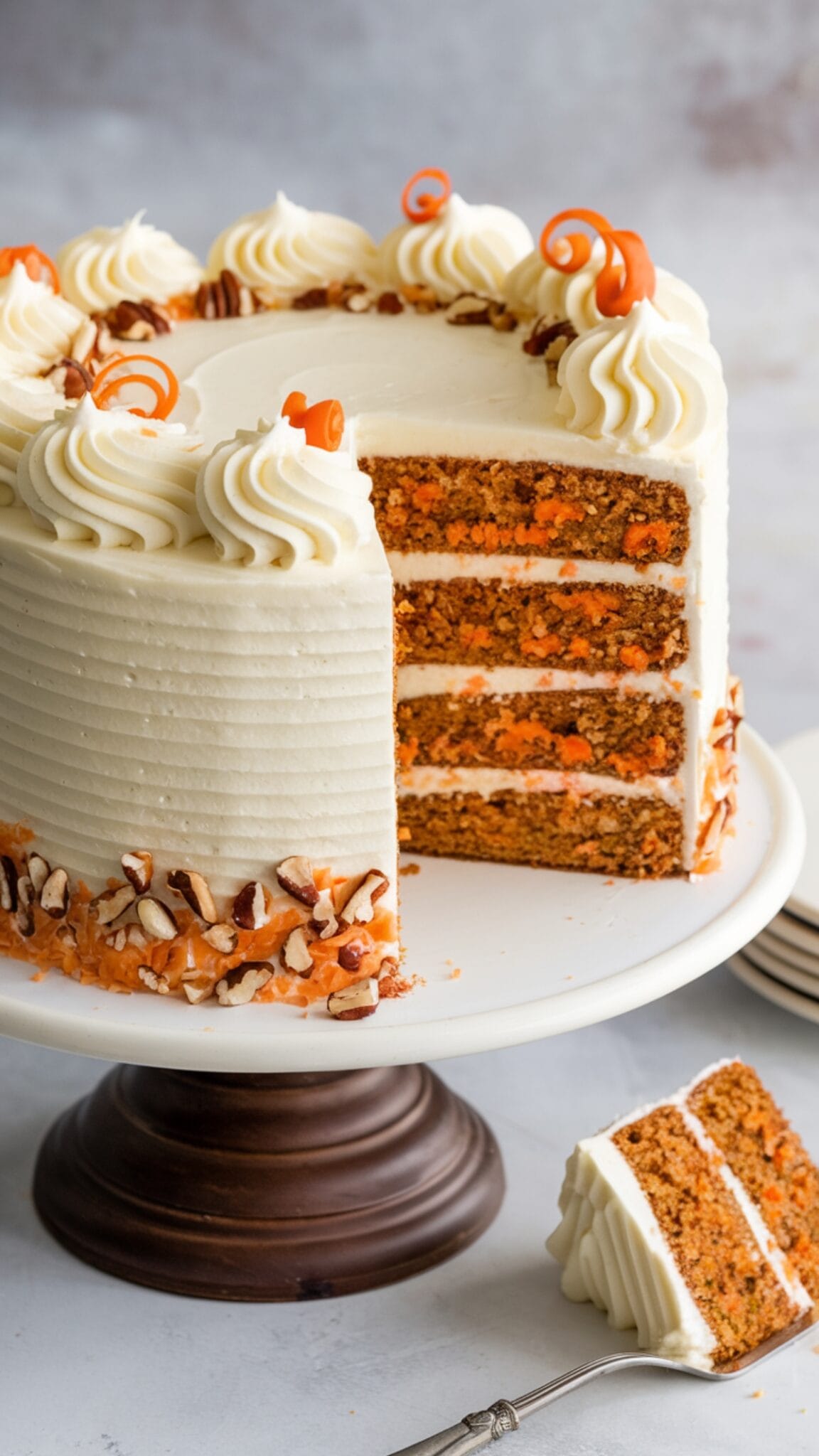 Classic Carrot Cake Recipe With Cream Cheese Frosting