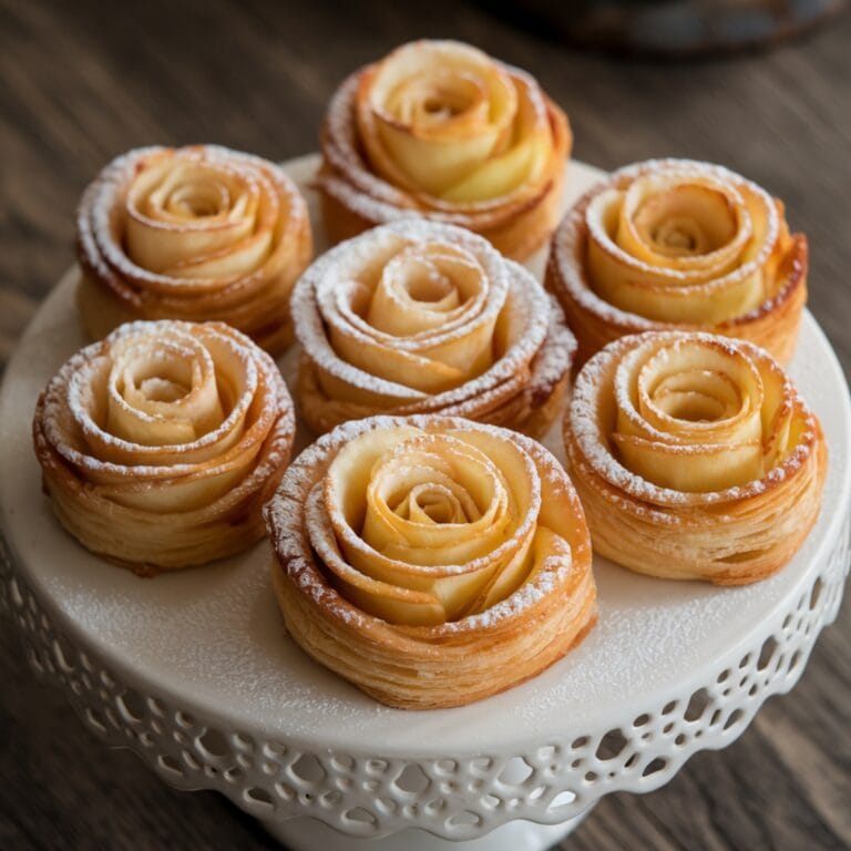 Easy Apple Roses Puff Pastry Recipe