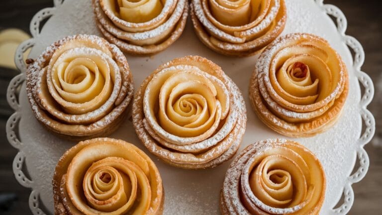 Easy Apple Roses Puff Pastry Recipe