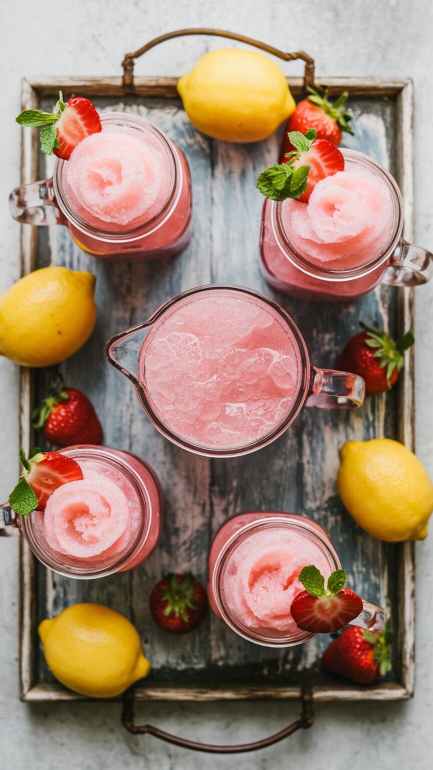 Refreshing Pink Lemonade Slush Recipe Ready in 10 Minutes