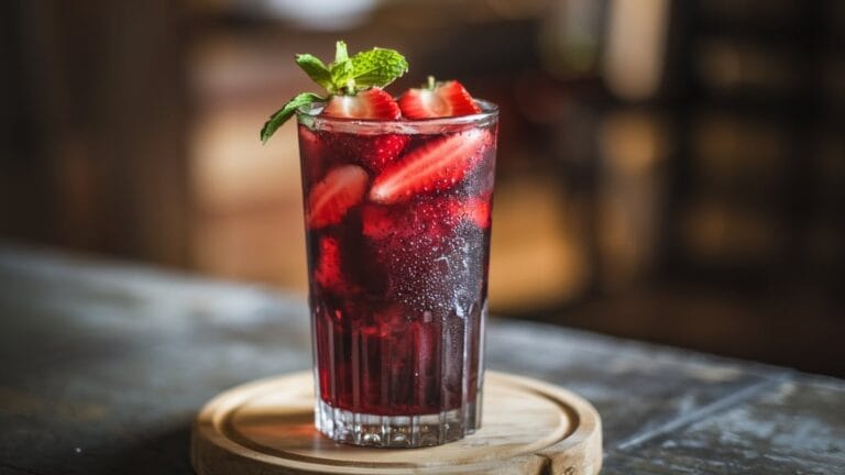 Easy Strawberry Hibiscus Iced Tea Ready in 25 Minutes