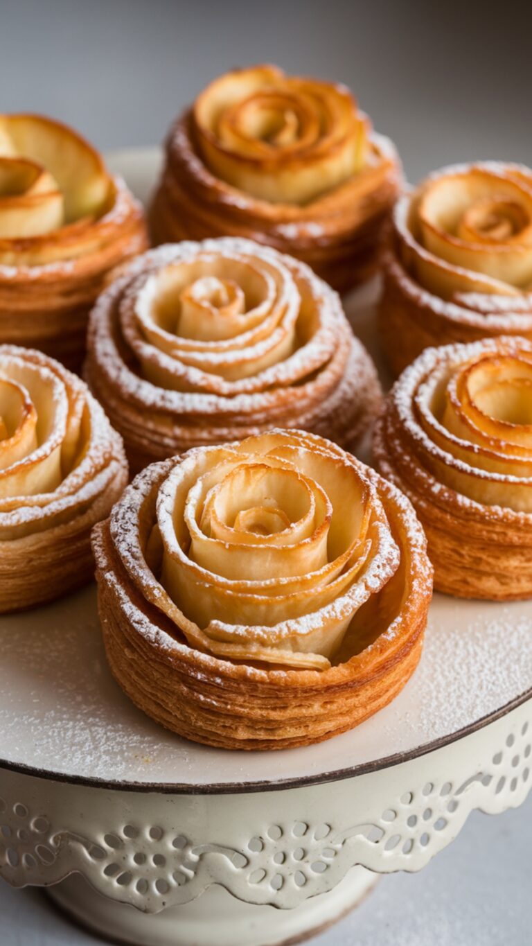 Easy Apple Roses Puff Pastry Recipe