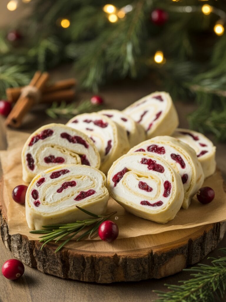 Christmas Cranberry Roll Ups Ready in Just 35 Minutes